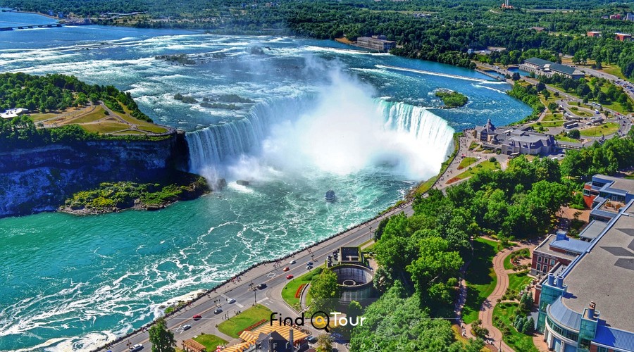 آبشار نیاگارا | فاصله تورنتو تا آبشارهای نیاگارا | فاینداتور